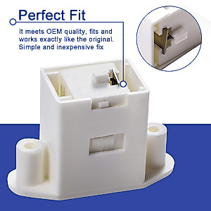 137006200 Washer Pedestal Drawer Latch for Electrolux, Washer Door Part Replaces PS2349356 AP4368805 Frigidaire EPWD15IW2 EPWD15IW3 EPWD15T0 EPWD157SIW0 EPWD157STT0 EPWD15IW1 EPWD15KG1 EPWD15MB1