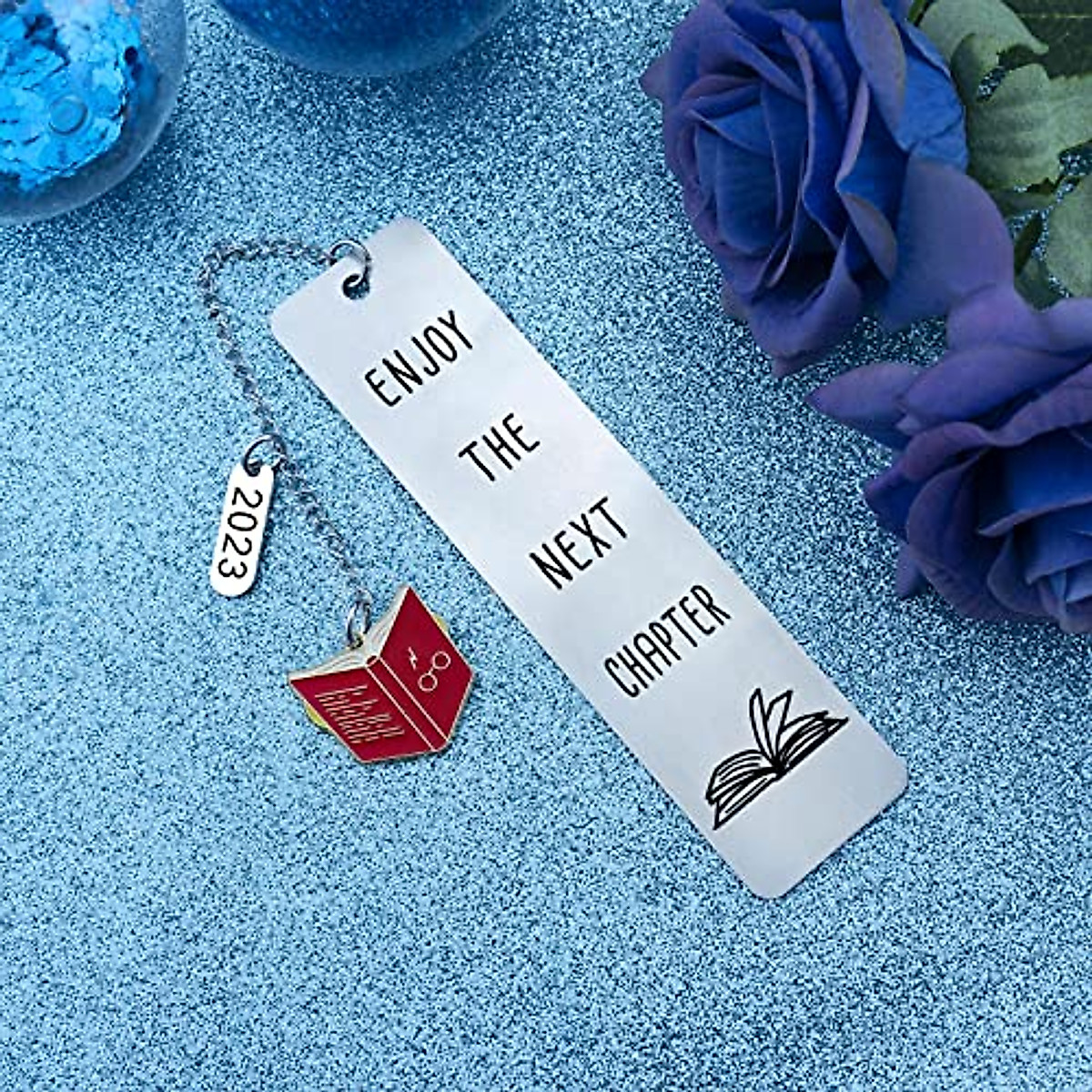 Graduation Gifts for Her Him Class of 2023 Gifts for College Highschool Graduation Gifts for Teen Girls Boys Friends Son Daughter-Enjoy The Next Chapter Inspirational Gifts Bookmarks for Women Men
