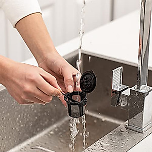 3 Ninja Reusable Coffee Filter Pods for Ninja Dual Brew Coffee Maker - Includes Scoop Funnel - For Ninja Coffee Maker DualBrew Pro, CFP201 CFP301 CFP400 - Reusable K Cups for Ninja Coffee Brewer