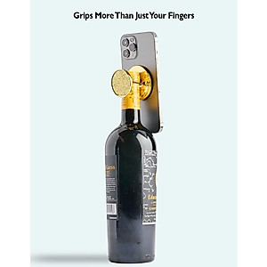 HANDL O MagSafe Carbon Fiber Removable Phone Grip & Stand for Smartphone – for Magnetic Charging