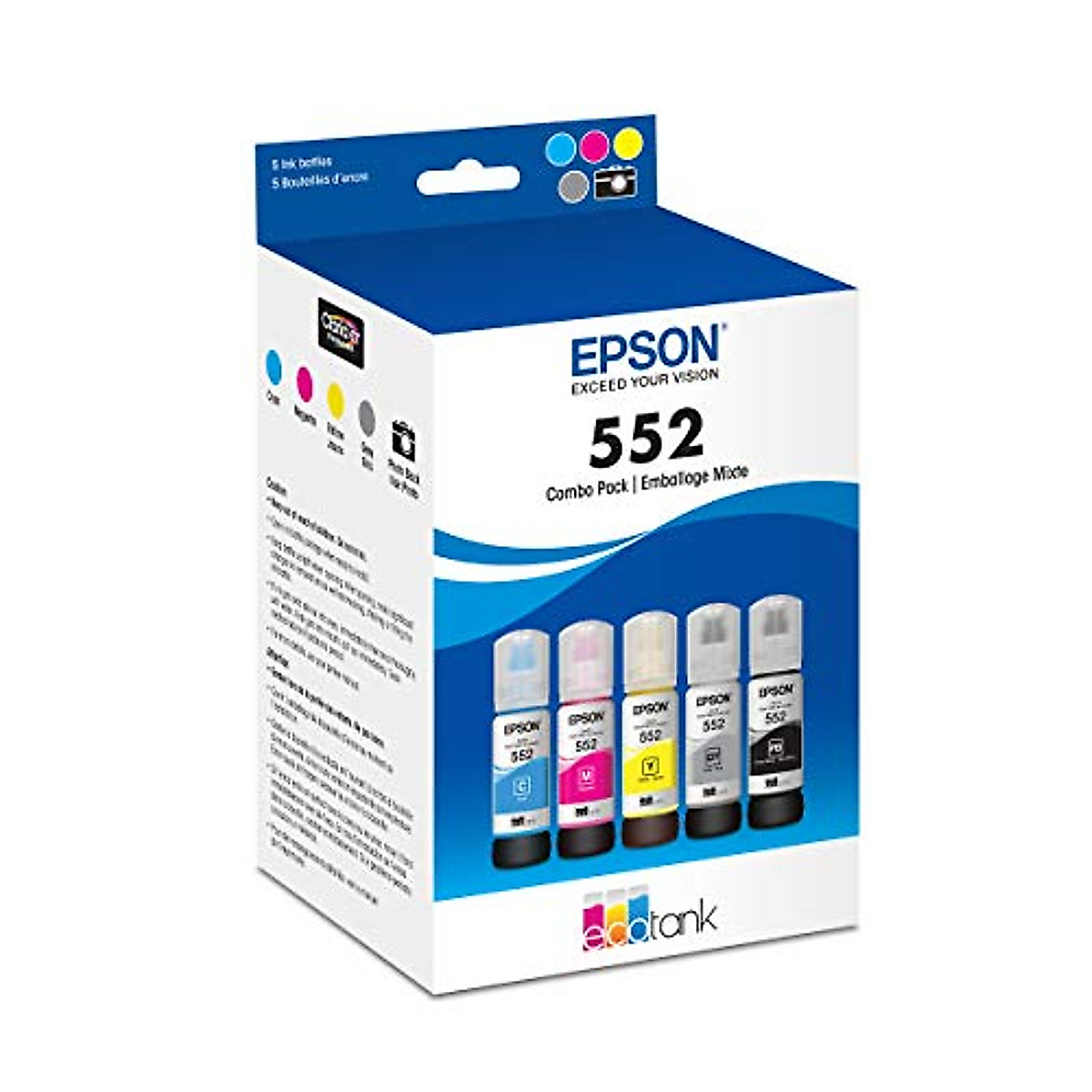 Epson Claria ET Premium T552920 High Capacity Bottle Ink - Multi-Pack