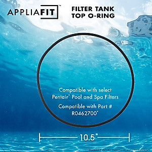 AppliaFit Tank Top O-Ring Compatible with Jandy Zodiac R0462700 for CS Series Cartridge Filters (1-Pack)