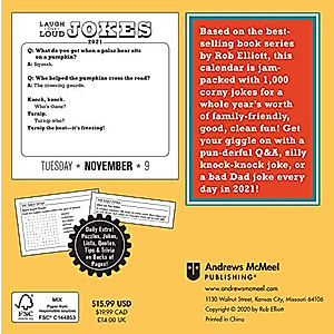 Laugh-Out-Loud Jokes 2021 Day-to-Day Calendar: 1,000 Punny Jokes