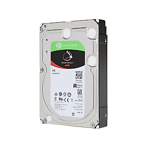 Seagate IronWolf Pro 8 TB NAS RAID Internal Hard Drive - 7,200 RPM SATA 6 Gb/s 3.5-inch (ST8000NE0021)