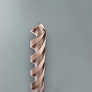 Lichamp 1/4" HSS Cobalt Drill Bits 10PCS with Three Flute for Hard Metal, Hardened Stainless Steel and Cast Iron