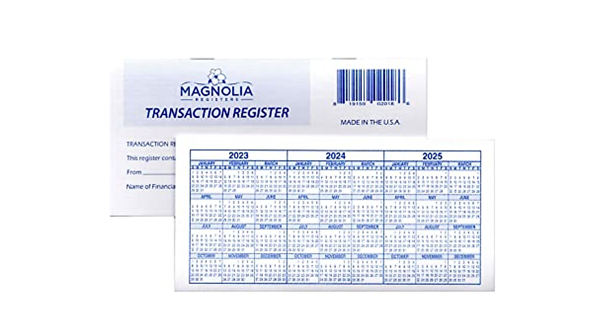 Checkbook Registers 10-Pack for 2023-2025 | Accurate Finance Tracking