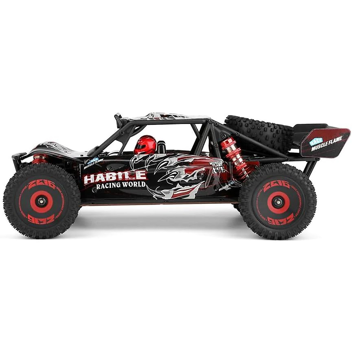 WLtoys 1/12 Brushless 4WD 75Km/h High Speed RC Electric Truck, Remote Control Car with Battery and RC Transmitter - RTR RC Toy Vehicle (RC Cars, RC Truck) (HELIDIRECT)