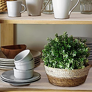 Bobalaly Shelf Liner Cabinet Liner, Anti-Slip Non Adhesive Drawer Liner, 11.8 Inch x 6.6 Feet (78.7 Inch) Washable Refrigerator Mat for Kitchen Organization, Pantry, Shelves, Under Sink