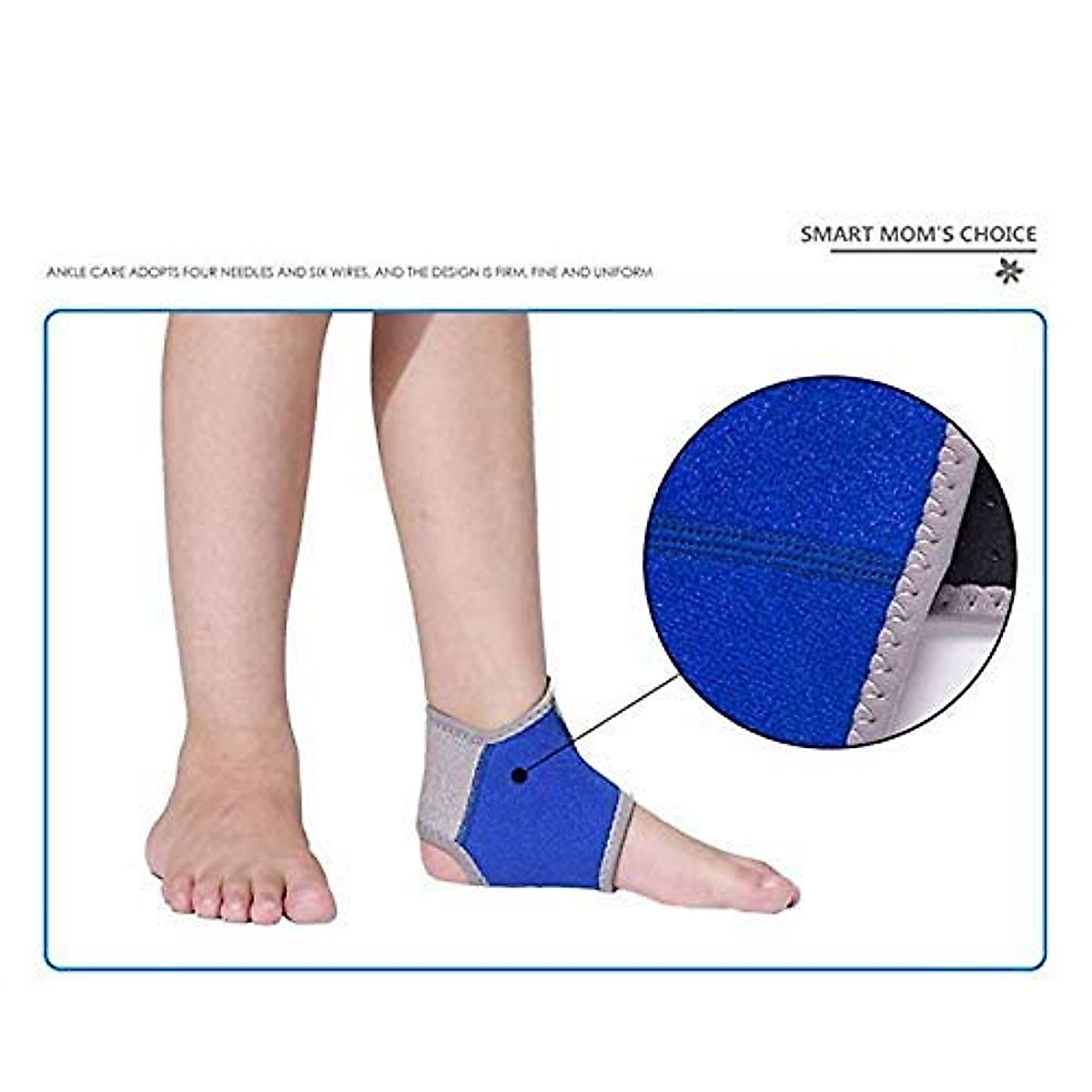 Plantar Fasciitis Socks with Arch Support for boy & Girl - Best 24.5/7 Compression Foot Sleeve for Aching Feet & Heel Pain Relief Holds Shape & Better Than a Night Splint-One Pair (Blue, Small)
