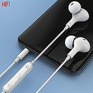 eMorevalue 538EM Wired In Ear Earbuds Noise Cancelling Headphones with 3.5mm Jack - A-White