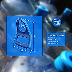 2PK Genuine TERAPUMP TRDWH002 Advanced Ergonomic 2nd Gen 5 Gallon Drinking Water Bottle Handle Bottle Carrier Lifter with Rubberized Anti-Slip Holder