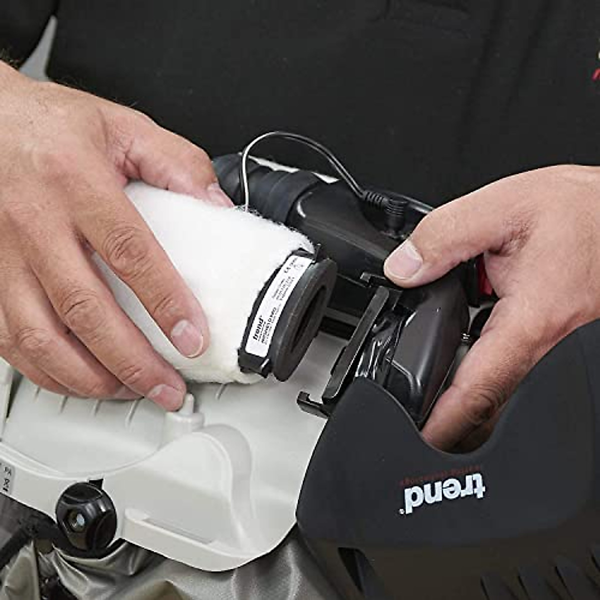 Trend Airshield Pro Full Faceshield, Dust Protector, Battery Powered Air Circulating Mask for Woodworking, AIR/PRO