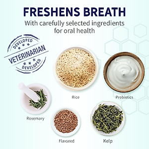 Health Extension Probiotic Dental Bones for Dogs, 14 Small Bones – Supports Dental Health, Promotes Digestive Health, Ideal for Puppy Training (Pack of 2)