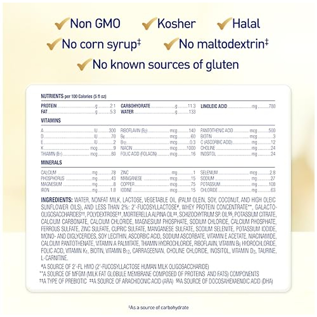 Enfamil NeuroPro Baby Formula, MFGM* 5-Year Benefit, Expert-Recommended Brain-Building Omega-3 DHA, Exclusive Immune Supporting HuMO6 Blend, Ready-to-Feed Infant Formula, Liquid, 6 Fl Oz (24 Count)