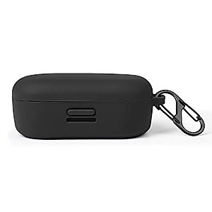 METEQI Silicone Protective Cover Case Compatible with Bose QuietComfort Earbuds (Dark Black)