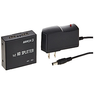 Armor3 "Dualscope" 4K HD Splitter for HD Gaming Consoles or Devices