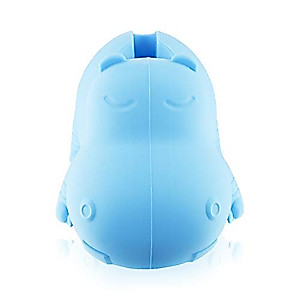 Bath Tub Faucet Protection Spout Cover for Baby Safety, Hippo - Blue