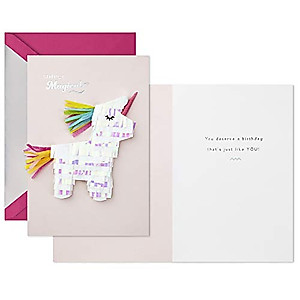 Hallmark Signature Birthday Card (Magical Unicorn)