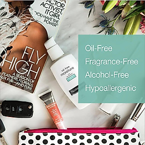 Neutrogena Oil Free Daily Long Lasting Facial Moisturizer & Neck Cream - Non Greasy, Oil Free Moisturizer Won't Clog Pores - SPF 15 Sunscreen & Glycerin, 4 fl. oz