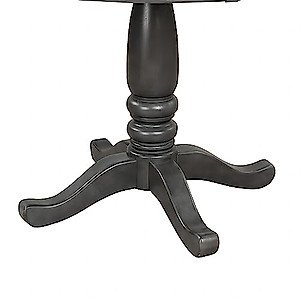 Xshelley Dining Table Set for 4, 5 Piece Dining Table Set with Faux Marble Finished Table and 4 Upholstered Chairs, Modern Dining Table Set for Kitchen Dining Room Living Room (Grey)