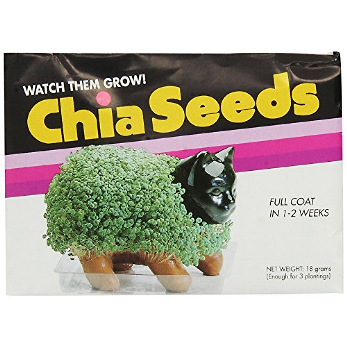 Chia Seed Pack, 3 Count(Chia pet not Included)