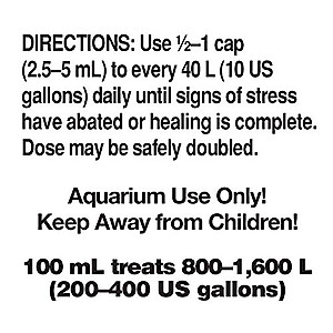 Seachem StressGuard Slime Coat Protection - Stress and Toxic Ammonia Reducer 100ml / 3.4 oz