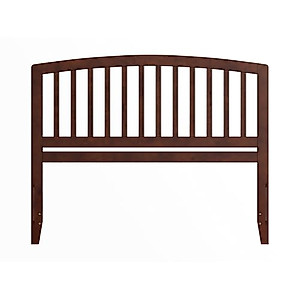 AFI Richmond Queen Size Headboard with Attachable Charger in Walnut