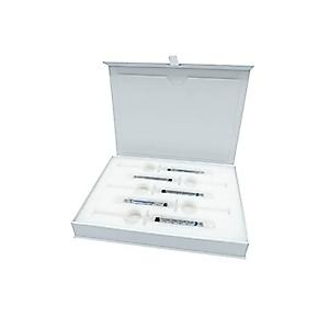 CustMbite Premium Teeth Whitening Gel Applicator, 16% Carbamide Peroxide, (5) 3ml Applicators