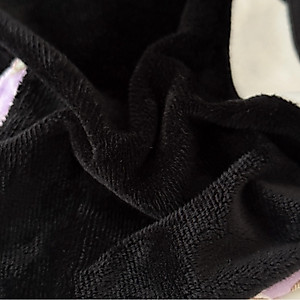 AMZROMI Kawaii Pillow case,Cotton Girl Black Pillow Covers,Cute Pillow,Cute Girl Plush Pillow Slips,for Dormitory/Decorative Bedroom/Livingroom,6242CM