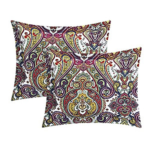 Chic Home Mumbai 8 Piece Reversible Comforter Set/Printed Luxury Bed in a Bag, Queen