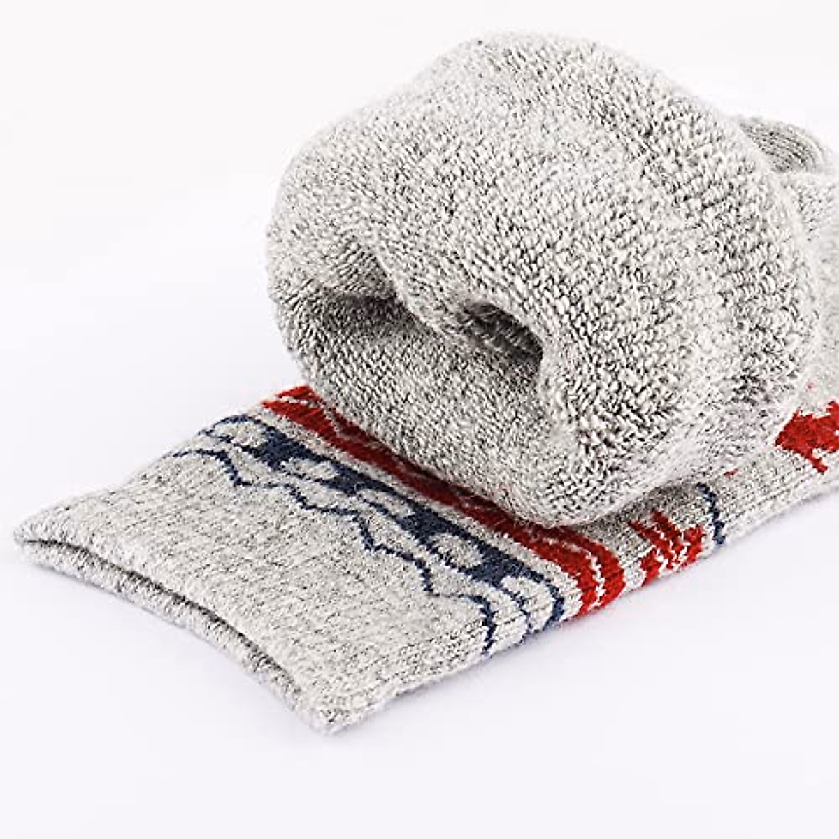 Jeasona Wool Socks for Women Warm Winter Thermal Thick Socks Gifts for Women Mom (Multicolored Reindeer)