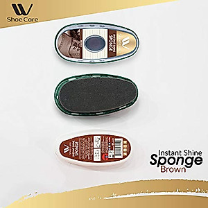 WBM Instant Shoe Shine Sponge,Brown,11ml