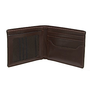 FRYE Men's Logan Slim Id Billfold, Dark Brown, One Size