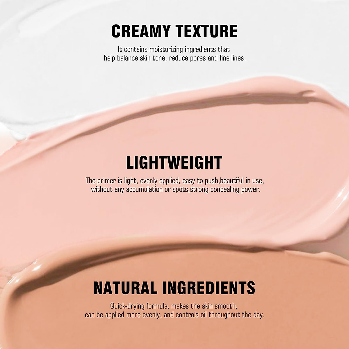 Ownest 3 Colors Eyeshadow Makeup Primer,Liquid Matte eyeshadow primer Base,Waterproof Long Lasting Makeup-Set A