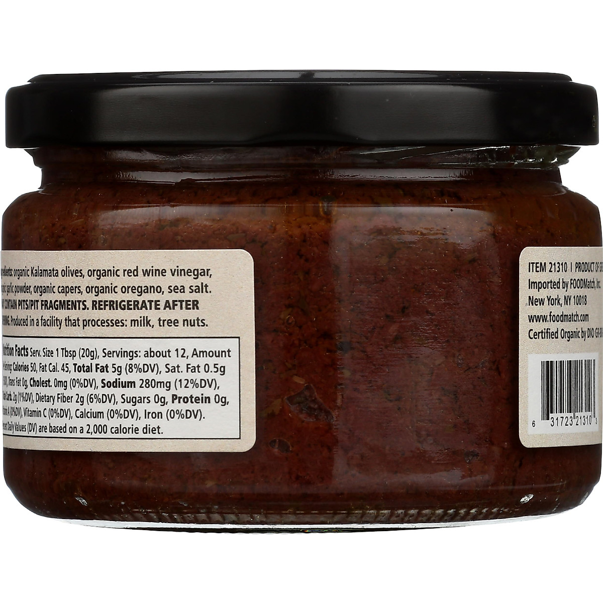 Divina Organic Kalamata Olive Spread, 8.5 Ounce