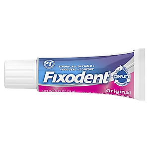 Fixodent Denture Adhesive Cream Original 0.75 oz (Pack of 12)