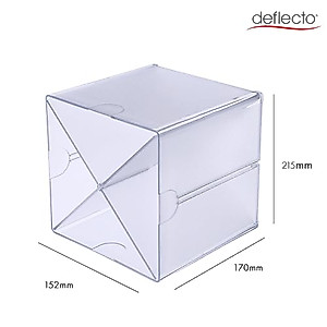 Deflecto Stackable Cube Organizer, 6 inch x 6 inch