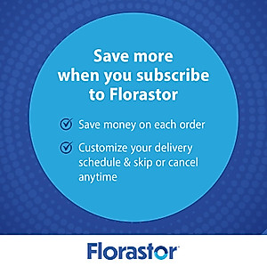 Florastor Probiotics for Digestive & Immune Health, 30 Capsules, Probiotics for Women & Men, Helps Flush Out Bad Bacteria, Boost The Good with Our Strain Saccharomyces Boulardii, Packaging May Vary