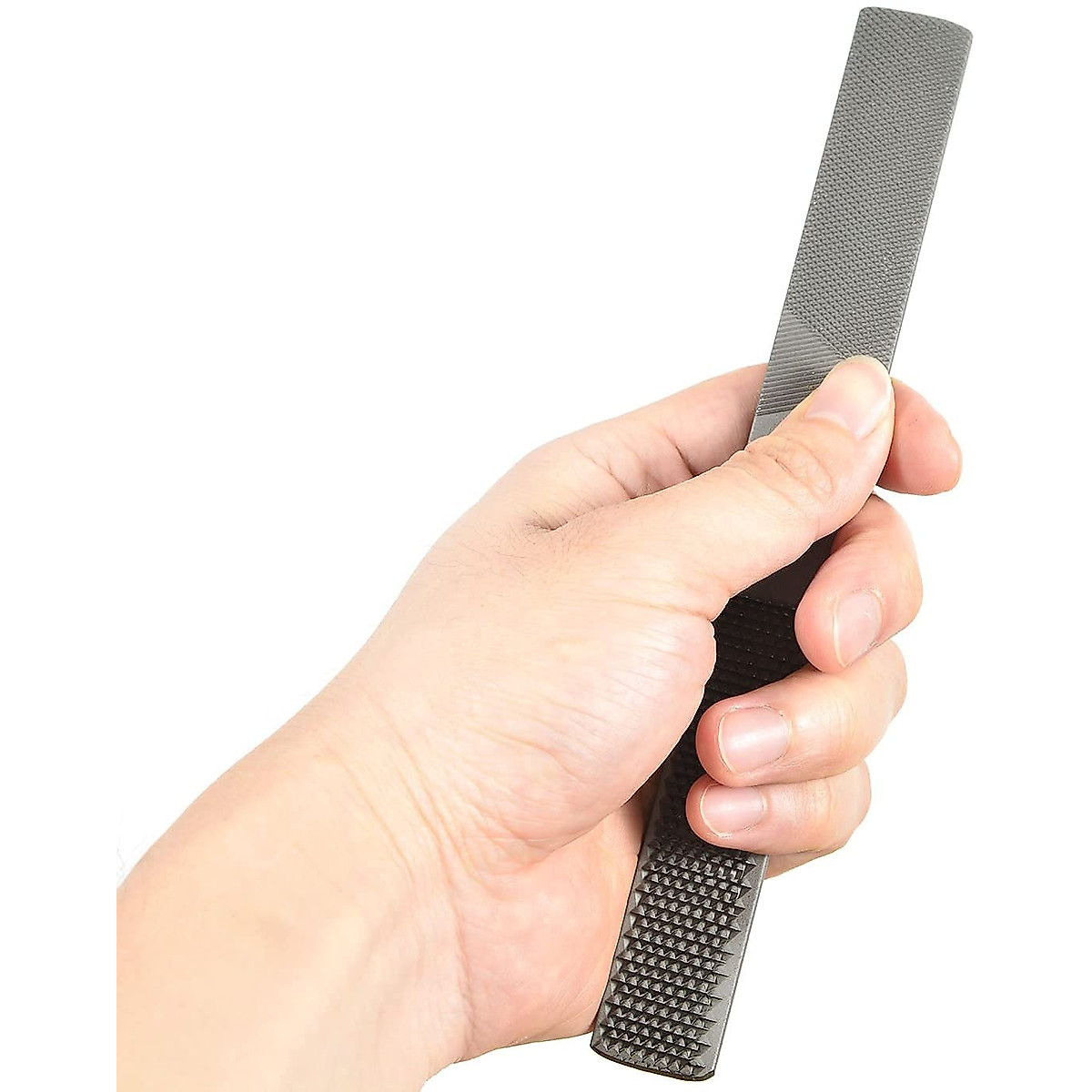 Wood Rasp File 4 Way Hand File and Round Rasp, Half Round Flat & Needle Files Wood Rasp Set for Sharping Wood and Metal Tools