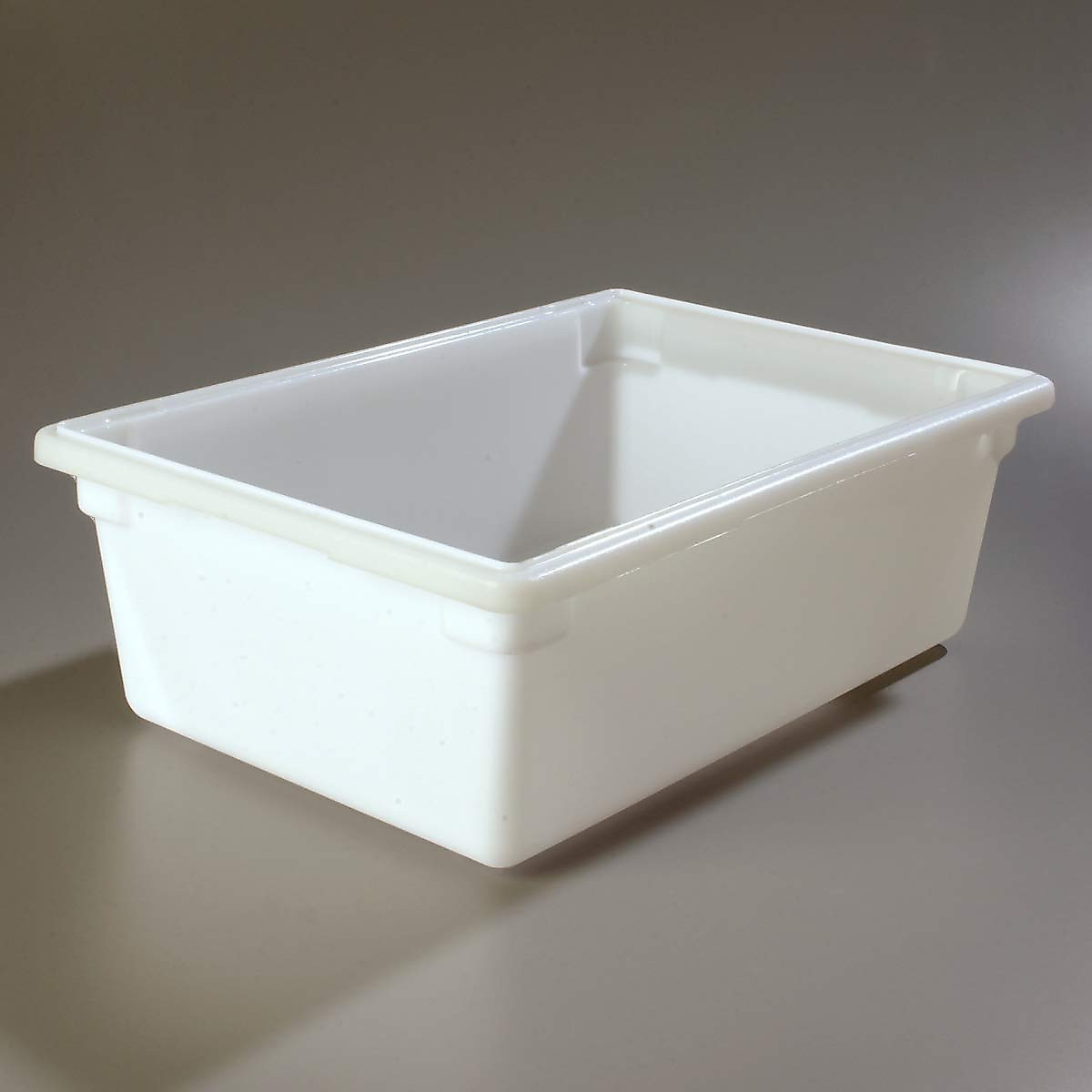 CFS 1064202 Polyethylene Food Box Storage Container, White