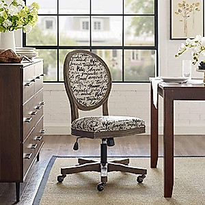 Linon Tess Office Chair Tan