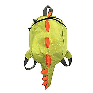 Bowbear Toddler Kids Preschool Dinosaur Backpack, Green