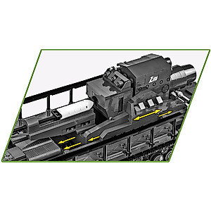 Cobi toys 1574 Pcs Hc WWII /2560/ 60Cm Karl-Gerat 040 "Ziu