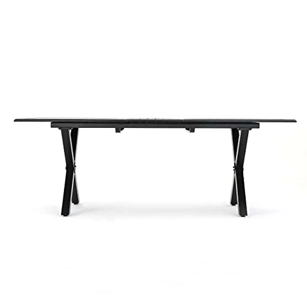 Christopher Knight Home Coniston Dining Set, Light Brown + Beige + Black