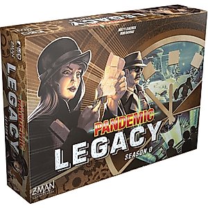 Pandemic Legacy Season 0 Board Game | Board Game for Adults and Family | Cooperative Board Game | Ages 14+ | 2 to 4 Players | Average Playtime 60 Minutes | Made by Z-Man Games
