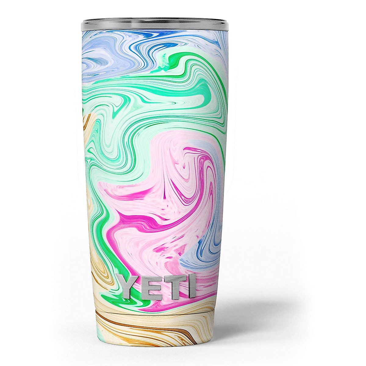 Design Skinz Mixed ColorOil - Skin Decal Vinyl Wrap Kit Compatible with The Yeti Rambler Cooler Tumbler Cups