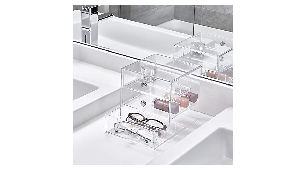iDesign 3-Drawer Vanity Organizer – Clear Storage Solution