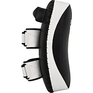 RDX Thai Pads for Kickboxing Muay Thai with Solid Handle Grip, Maya Hide Leather Curved Strike Shield for Boxing MMA Taekwondo Martial Arts, Training Combat Sports Knees Elbows Kicks Punches