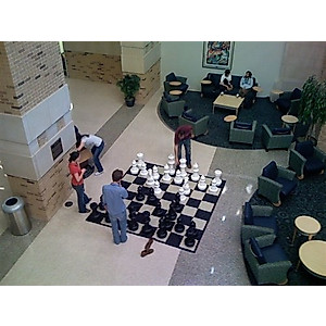 MegaChess Giant Oversized Premium Chess Set with 25 Inch Tall King with Quick Fold Nylon Mat