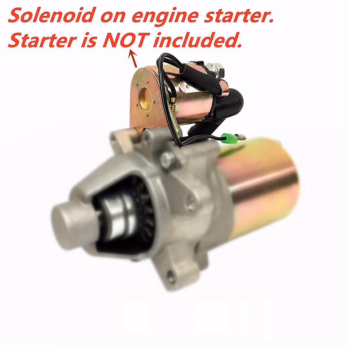 Motor Starter Solenoid for Champion 3500/4000 3550/4450 3800/4750W for DuroStar 5500W 4850W 4500W 4400W Generator for Predator 212cc Lifan 168 170 for Duromax XP7HPE for Honda GX160 GX200 Gas Engine